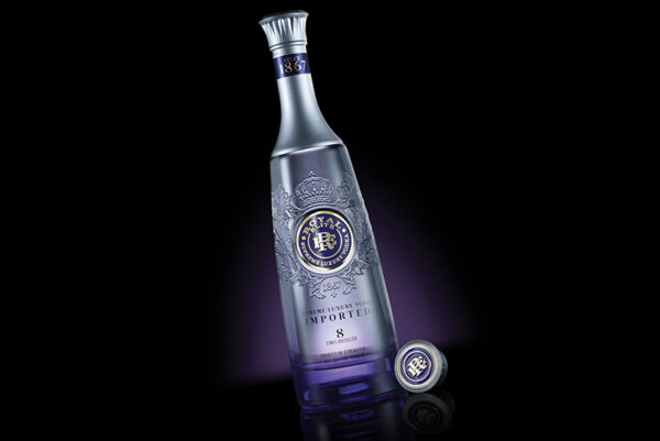 Royal Elite Vodka Custom Glass Bottle - The Atlas Network